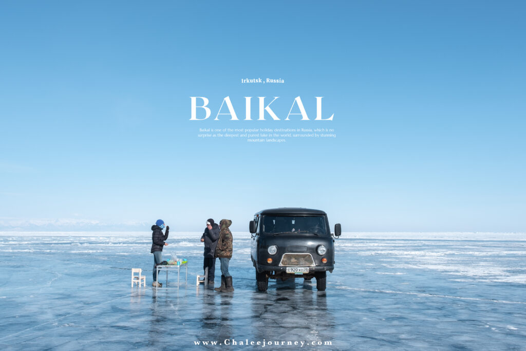 RUSSIA : Lake Baikal a breathtaking icy wonderland covered in snow and ...